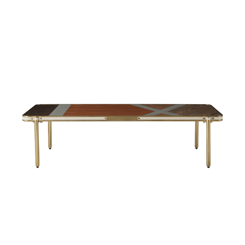 Theodore Alexander Iconic 12" H x 47.25" L x 25.5" W 4 Legs Coffee Table | Wayfair